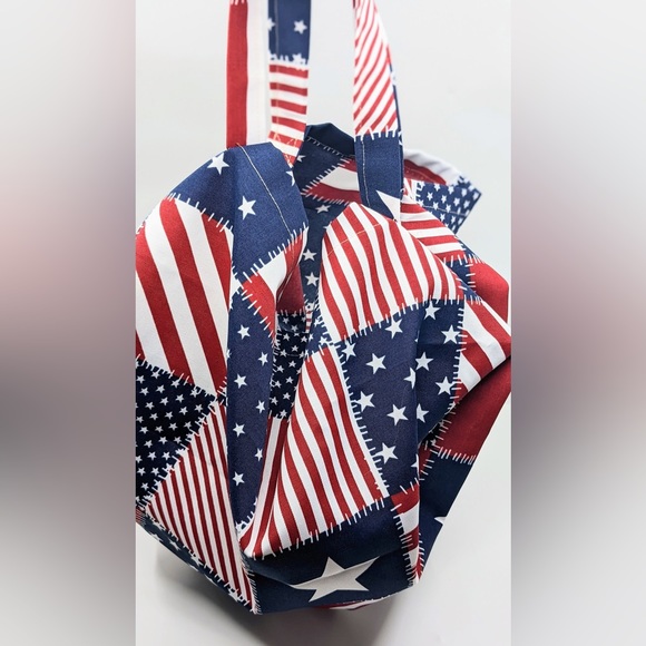 Kirsak | Bags | Canvas Patriotic Bag Large American Flag Shoulder Bag ...